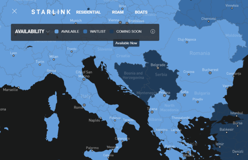Вселенскиот интернет Starlink на Илон Маск сега достапен и во Косово - Иновативност